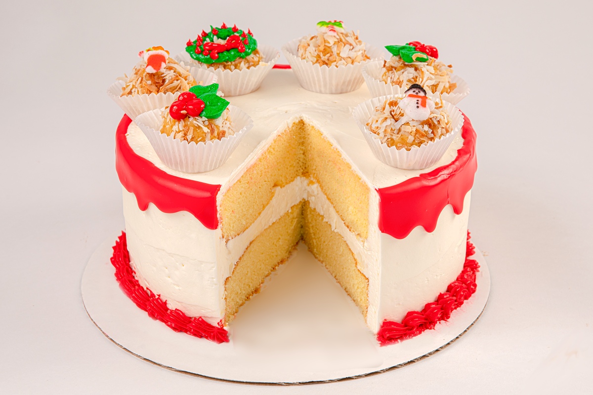 Holiday Rum Ball Cake | Sugar Plum Bakery